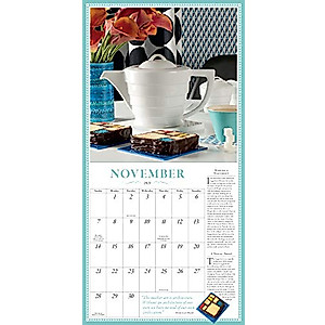 Collectible Teapot & Tea Wall Calendar 2021