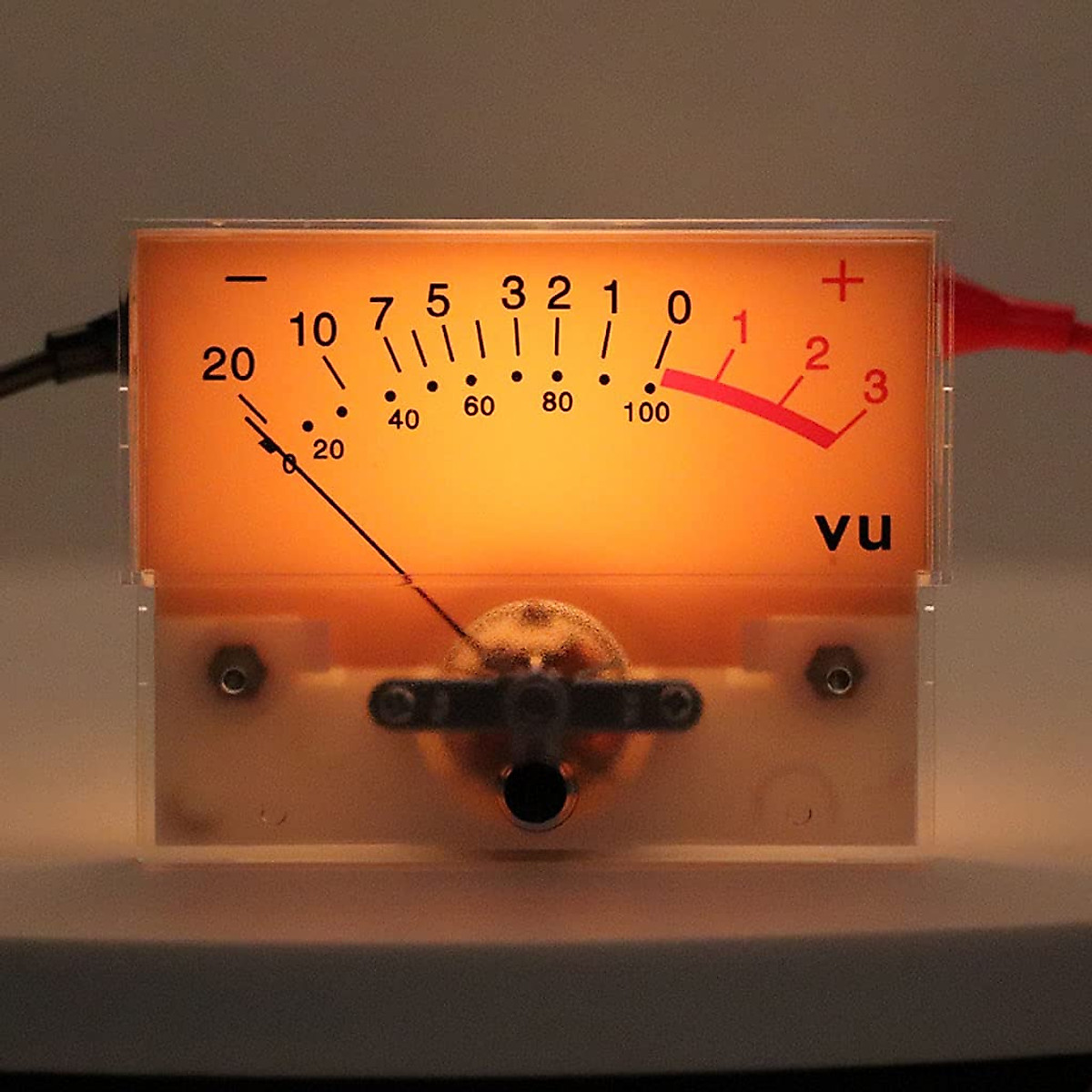 BALAX VU Meter Panel Kit Backlit Decibel/Level Tester with VU Driver Board Backlight