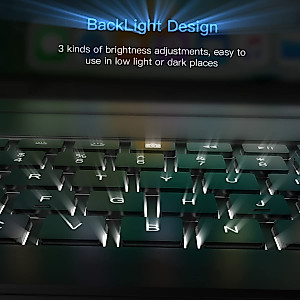 homweeling Keyboard Case for iPad, Detachable Smart Keyboard for iPad 6th Gen 2018, 5th Gen 2017, iPad Pro 9.7, iPad Air 2, iPad Air 1, Clamshell Slim Folio with Integrated Wireless Keyboard, Black