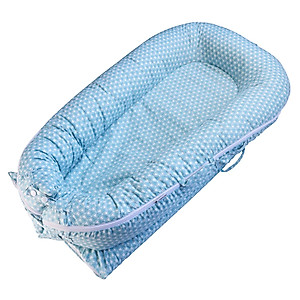 Hi Sprout Newborn Baby Nest Change Extra Cover (Suit for All Dockatot Deluxe Docks) - Blue Ocean