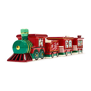 Disney Mickey Mouse & Friends Holiday Train Bowl Set