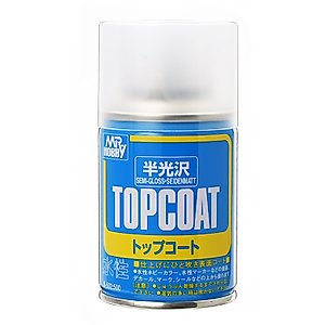 GSI Creos - B502 Semi-Gloss Spray, Mr. Hobby Mr. Top Coat