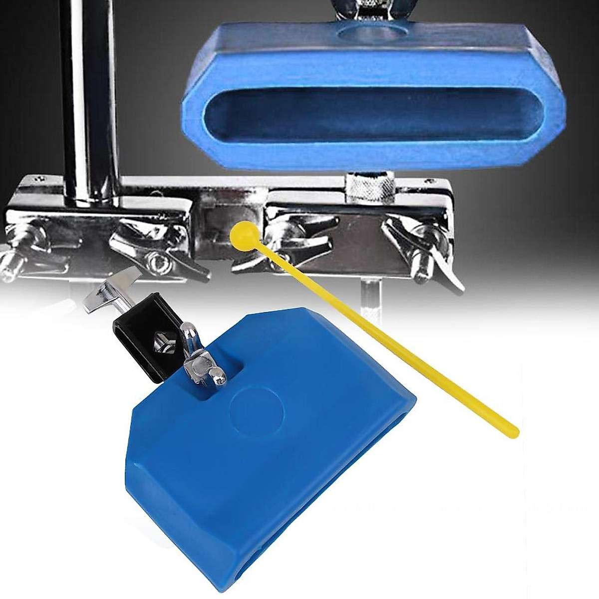 Bnineteenteam Cowbell,Plastic Cow Bell with Stick for Drum Set