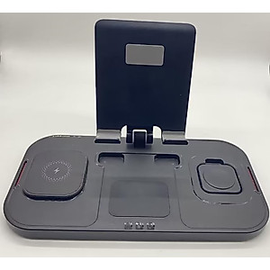 Wireless Charging Station for Apple, Wired Charger for iPad Charging Station, 4 in 1 Wireless Charging Stand Multiple Devices for iPhone 15 Pro Max 14 13 12, iWatch 8 7 6 5 4 3 2 Se, Airpods 3 2 Pro