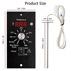 Digital Thermostat Kit for Traeger Pellet Grills, Barbecue Grill Replacement Parts, Digital Thermometer Pro Controller