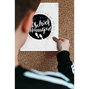 TRENDYPRINT – Harry Potter – Symbols – Deathly Hallows – Mischief Managed – Platform 9 ¾ - Set of 4 8" x 10" Prints – Includes A Collectible Wizarding World Bookmark!