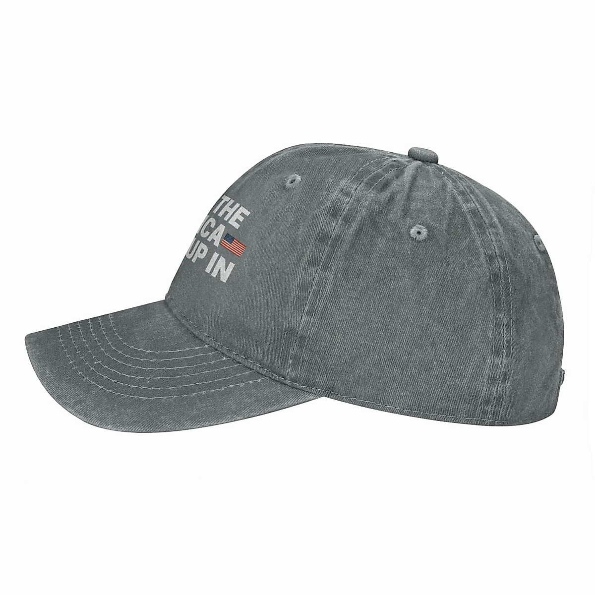 I Miss The America I Grew Up in Hat Men Baseball Hat Graphic Cap Gray