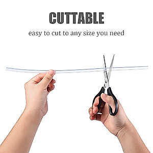 ALINK 15 inch Extra Long Reusable Clear Silicone Straws, 4-Pack Flexible Straws for Stanley 40 oz Tumbler, 1 Gallon Water Bottle, Wine Bottle, 128 64 oz Tumbler with Brush