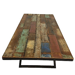 Reclaimed wood dining table