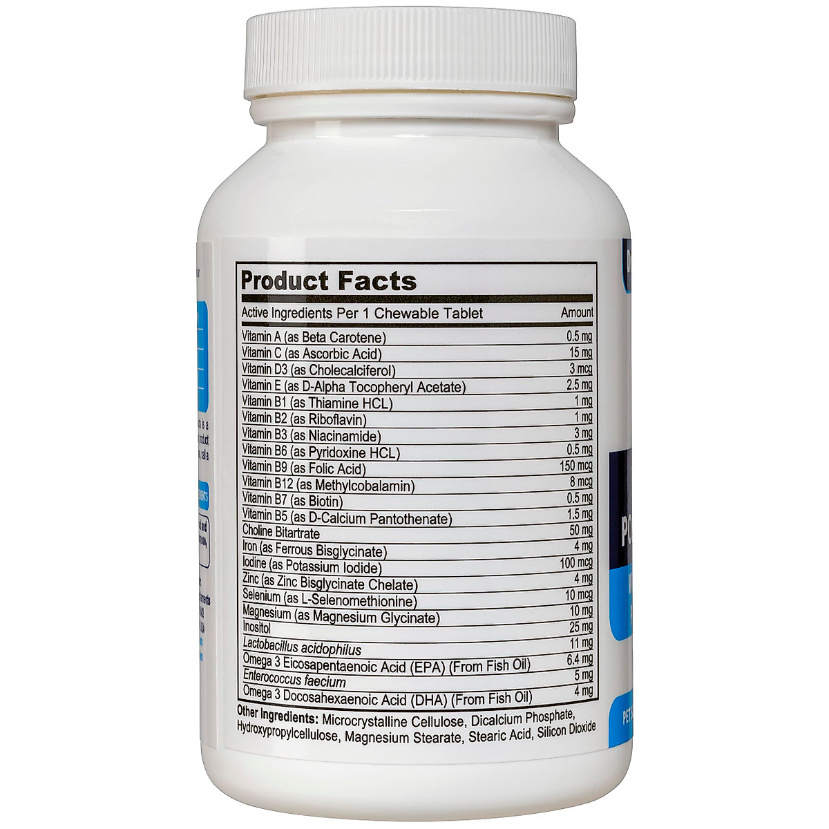 Dog Prenatal Vitamins. The Only Prenatal Vitamins for Dogs with Omega 3, Probiotics, Choline & Inositol, Key for Mother & Puppies. 2in1 Postnatal & Prenatal Dog Vitamins + Folic Acid 90 Tablets