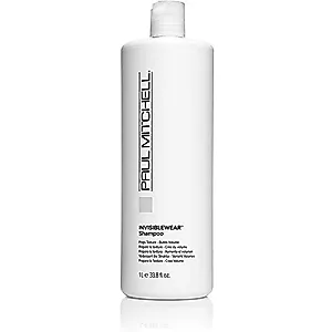 Paul Mitchell Invisiblewear Shampoo, Preps Texture + Builds Volume, For Fine Hair , 33.8 Fl Oz (Pack of 1)