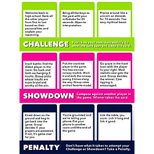 WHATEVER: The Party Game of Awkward Challenges – Hilarious Truth or Dare Style Party Game for Group Game Nights, Bachelorette Parties, and More.