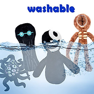 Lesome Doors Plushies Doors Plush Set of 4 New Monster Horror Game Stuffed Figure Doll Halloween Christmas Birthday Great Choice for Graduation Gift Party Favors (C-Door)