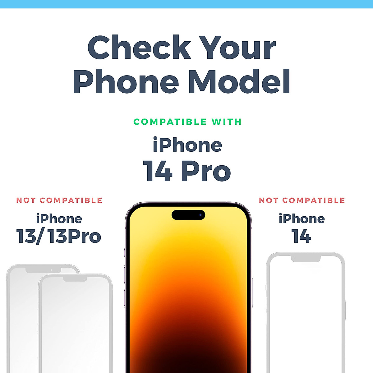 Power Theory [2 Pack Screen Protector for iPhone 14 Pro Premium Shatterproof Temptered Glass [9H Hardness], Easy Install Frame, 99.99% HD Clear, Bubble Free, Case Friendly, Anti-Scratch, Anti-Smudge