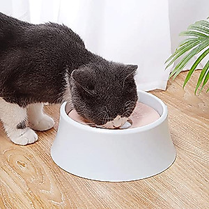 FUUIE Bowls for Food and Water Pet SuppliesDog BowlsPet Buoyancy Feeding BowlSplash-Proof Cat Bowl SuppliesAutomatic Drinking FountainsDog Kettles (Color : Blue)