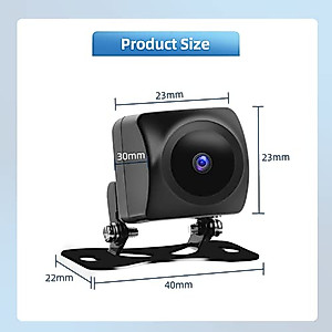 AHD Backup Camera for Car, Rearview Reversing Camera HD Night Version Waterproof, Upgraded 1080P Wide Angle Rear View Camera for Universal Car SUV RV