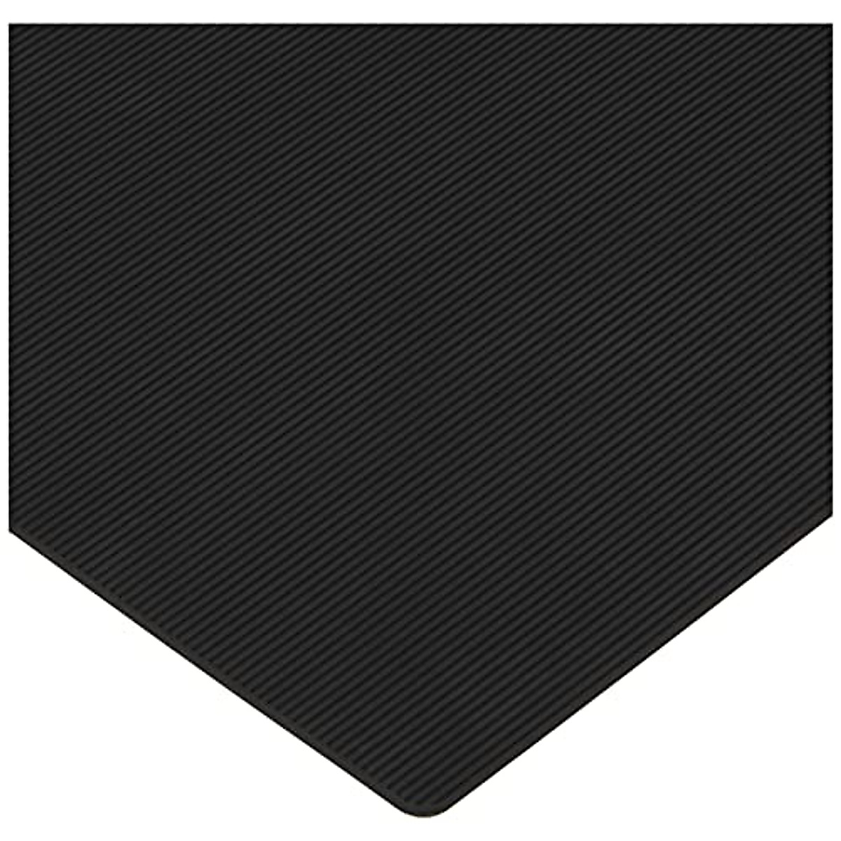 iDesign The Sarah Tanno Collection Heat-Resistant Silicone Mat for Cosmetic Drawer Organizers, Black