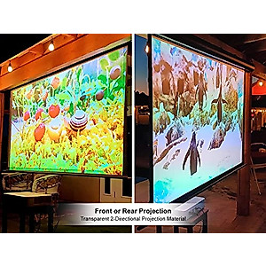 Elite Screens CineTension 2 WraithVeil Dual Projector Screen, 100-inch 16:9, Indoor Electric Motorized Automatic Front Rear Projection Movie Screen, TE100HR2-DUAL| US Based Company 2-Year Warranty