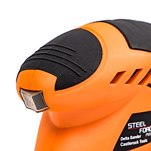 Seel Force PMS120 12000 OPM Mouse Detail Sander with 360 degree Rotatable Sanding Pad, Efficient Dust Collection System and 20 pcs Sandpapers for Tight Spaces Sanding in Home Decoration DIY