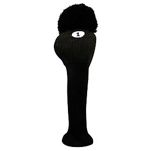 IZZO Vintage Driver Headcover, Black