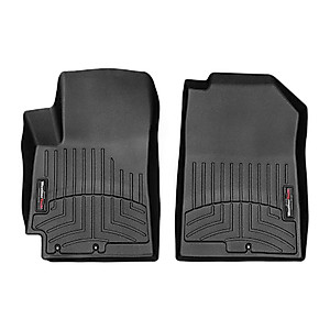 WeatherTech Custom Fit FloorLiners for Kia Rio, Rio 5-Door - 1st Row (4412401), Black
