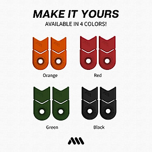 Crank Boot Protectors for Mountain Bike and Gravel Cranksets - 4 PCS Cover Sleeve Bike Crank Arms - Protection and Style