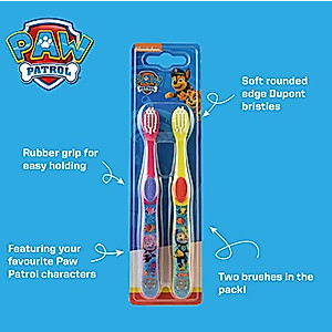Paw Patrol Kids Toothbrush - Pack of 2