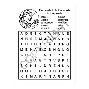 50 Pack: Bible Stories (25-Pack) and Noah's Ark (25-Pack) Kids Educational Christian Coloring and Activity Books in Bulk - Sunday School Teacher Supplies - Church Gifts for Children (Without Crayons)