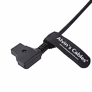 Alvin's Cables D-Tap Male to Dtap Female Coiled Extension Cable for DSLR Rig Anton Bauer Battery