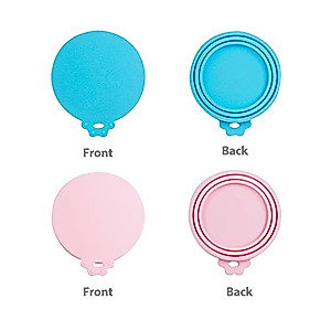 Yobbai 6 pack Pet Food Can Lids, Food Safe BPA Free & Dishwasher Safe, Can Covers Most Standard Size Dog and Cat Can Tops