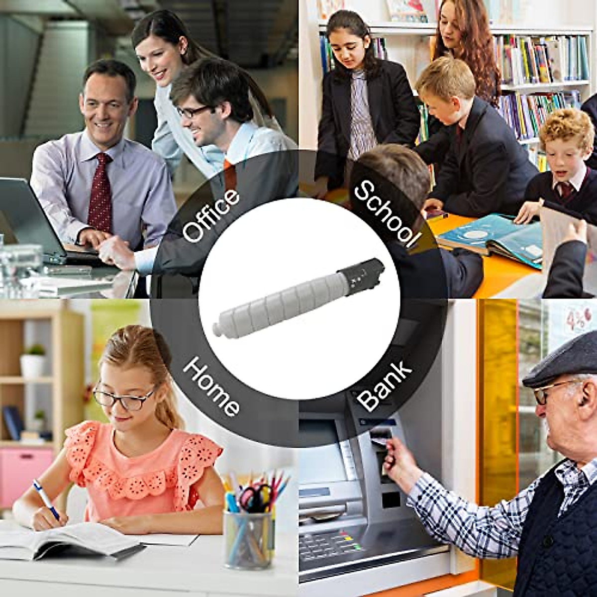 W-Print Remanufactured Toner Cartridge for Xerox AltaLink C8130 C8135 C8145 C8155 C8170 006R01746 Black Toner 36000 Pages-1 Pack