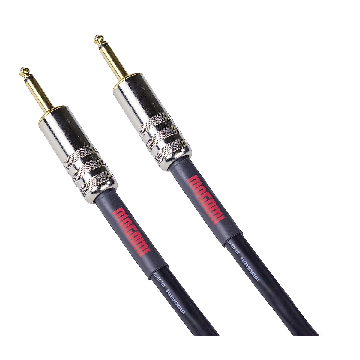 Mogami OD SPK-06 Overdrive Speaker Cable, Gold 1/4” TS Straight Plugs, 6 ft.