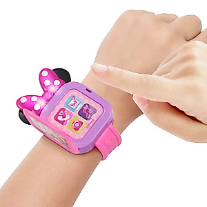 Disney Junior Minnie Mouse Play Smart Watch with Lights and Sounds, 3-pieces, Pretend Play, Kids Toys for Ages 3 Up by Just Play