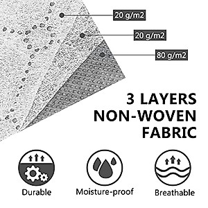 Gloppie Clothes Storage Bag Organizer (6-Pack, 90L) Closet Rrganizers Storage Blanket Clothes Organization and Storage Containers for Bedding Comforters Foldable with Reinforced Handle Clear Window