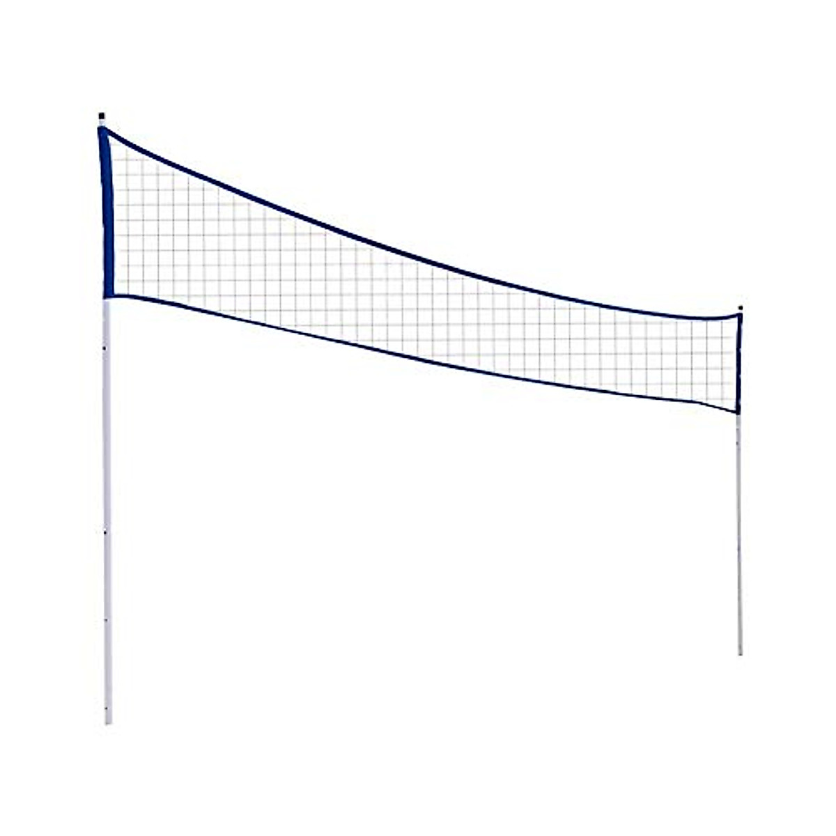 Badminton Net, Outdoor Portable Volleyball Net, Adjustable Foldable Badminton Tennis Volleyball Net with Stand Pole, for Beach Grass Park Outdoor Venues