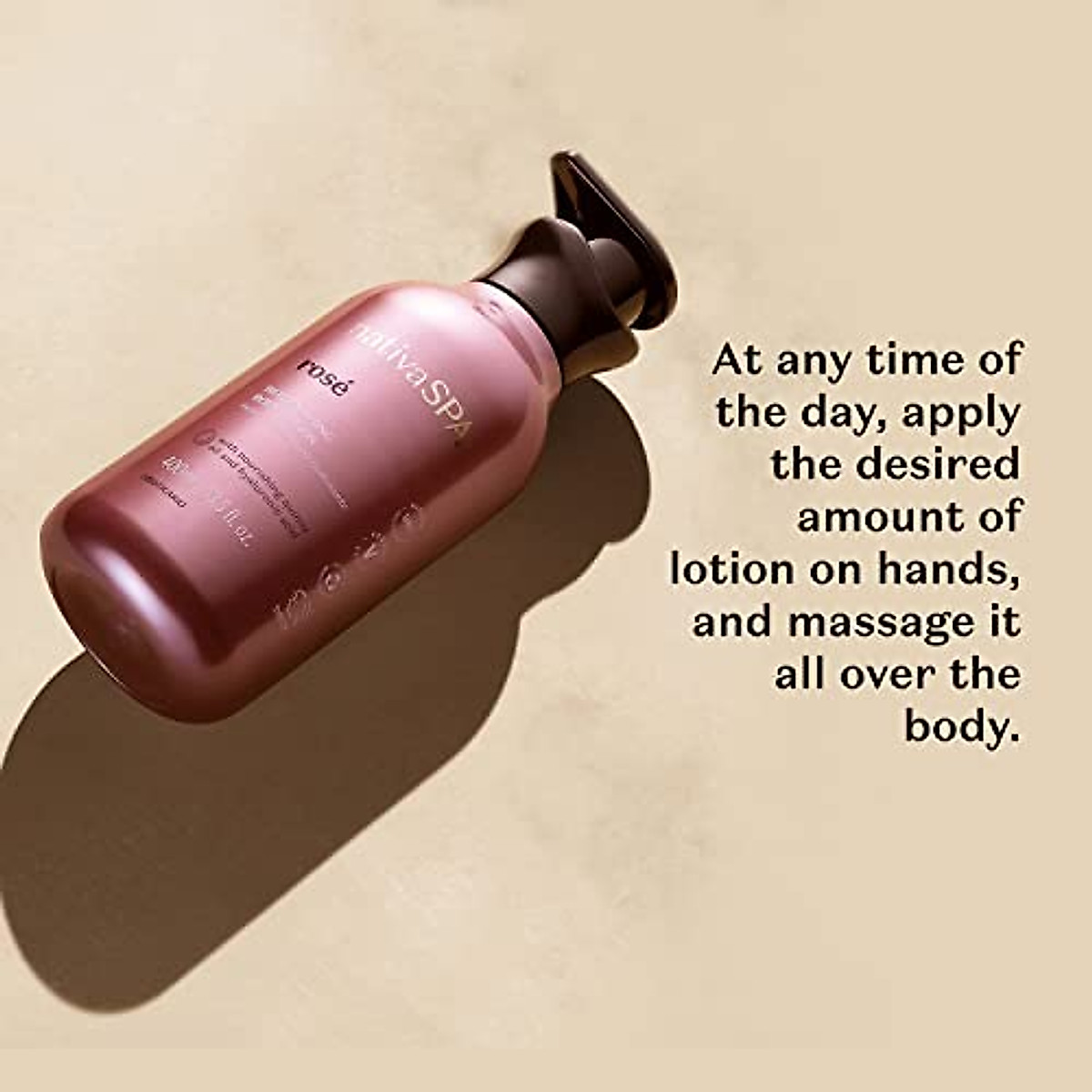 Nativa SPA by O Boticário, Rosé Moisturizing Body Lotion, Deeply Moisturize and Nourish Skin, 13.5 Ounce