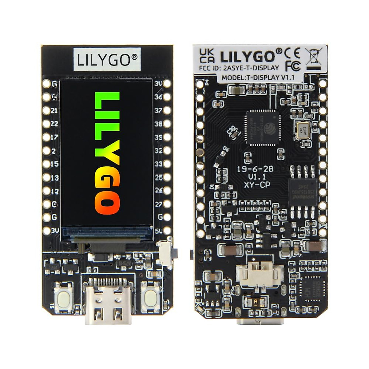 LILYGO ESP32 T-Display Module for Arduino Development Board TTGO LCD Wi-Fi BLE CH9102F Chip