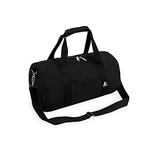Everest 16-inch Round Duffel, Black, One Size