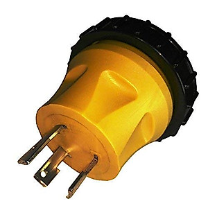 Parkworld 692101 Shore Power Adapter Generator 30A L5-30P Male to Marine 50A SS2-50R Female with Locking Ring