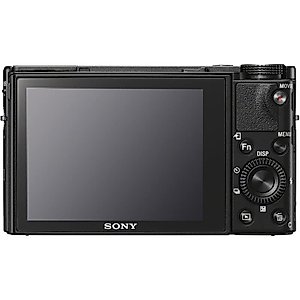 Sony Cyber-Shot DSC-RX100 VA Digital Camera (DSC-RX100M5A/B) + Case + 64GB Card + NP-BX1 Battery + Card Reader + Corel Photo Software + Charger + Flex Tripod + Memory Wallet + More (Renewed)