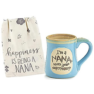 Nana Gifts Set Coffee Mug 18 oz And Nana Kitchen Dish Towel Bundle Grandma Gift for Nana Grandmother Mug Set