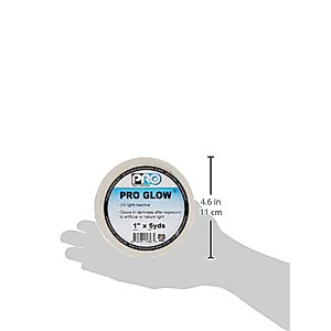 ProTapes Pro Glow Phosphorescent Vinyl Glow in the Dark Tape, 18 mils Thick, 5 yds Length x 1" Width (Pack of 1)
