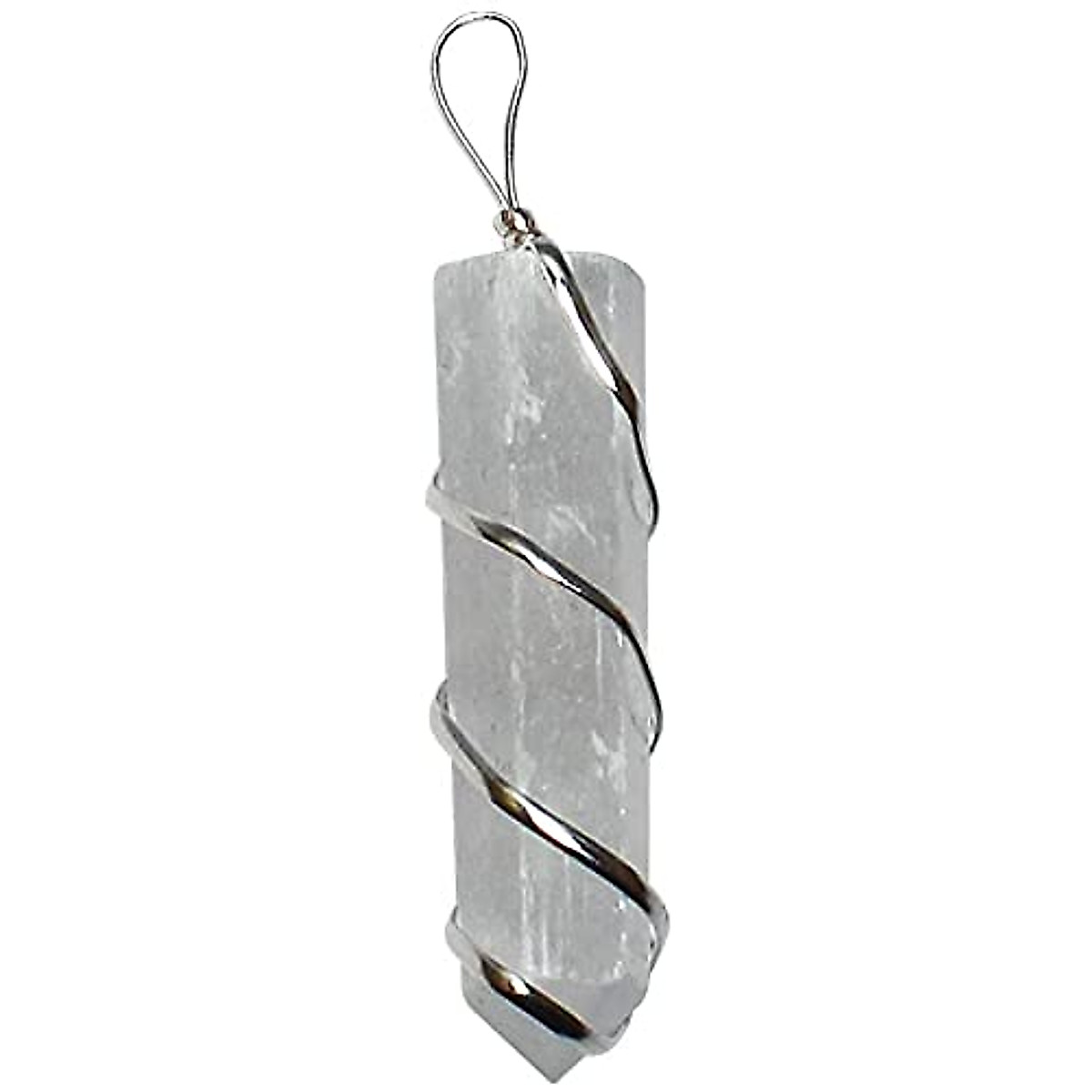 Arts Of India Raw Selenite Crystal Pendant Necklace Pack of 2