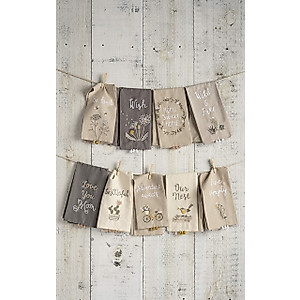 Primitives by Kathy Cathy Heck Studios Embroidered Dish Towel, Home Sweet Home