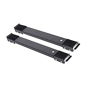 Generic Appliance Rollers Mobile Base Extensible Stand Universal Heavy Duty Easily Move Mover for Furniture Refrigerator Washing Machine Dryer, Black Directional