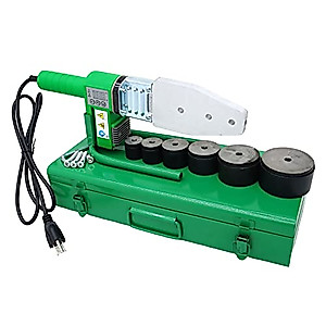 TECHTONGDA Water Pipe Hot Melt Machine Handheld Pipe Welding Machine Plastic Pipe Welding PE Tube Plastic Welder Machine 110V 600W