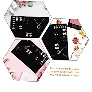 Zerodeko 24 Pcs Jewelry Box Necklace Organizer Holder Jewelry Insert Tray Diy Slots Jewelry Tray Earring Selling Organizer Ear Ring Holder Jewelry Drawer Insert Storage Rack Sponge Earrings