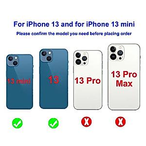 YUYOND 2pcs OEM Original Rear Back Camera Glass Lens Replacement For iPhone 13 and For iPhone 13 Mini With Adhesive Preinstalled Included Repair Tools (Not for 13 pro / 13 pro max)