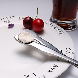 HAZOULEN 10-1/2 Inch Long Handle Stirring Mixing Spoon for Cocktail Ice Coffee Tea Drinks, Stainless Steel, Set of 8