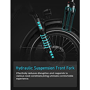 MAGICYCLE 750W Electric Bike for Adults 52V 15AH E Bike 26" Fat Tire Electric Bike 7 Speeds Cruiser Step-Thru Electric Mountain Bike - Midnight Blue